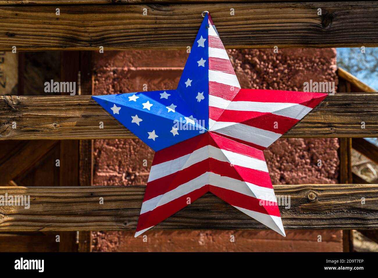 Star-Shaped Flag of U.S.A Stock Photo - Alamy