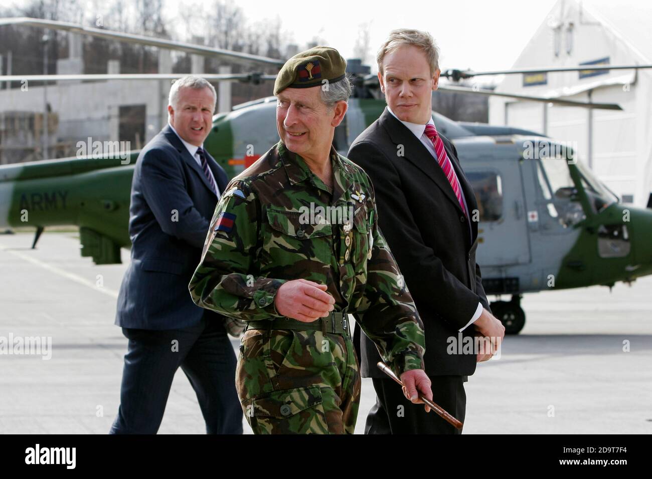 The Britain's Prince Charles accompanied by British ambassador to ...