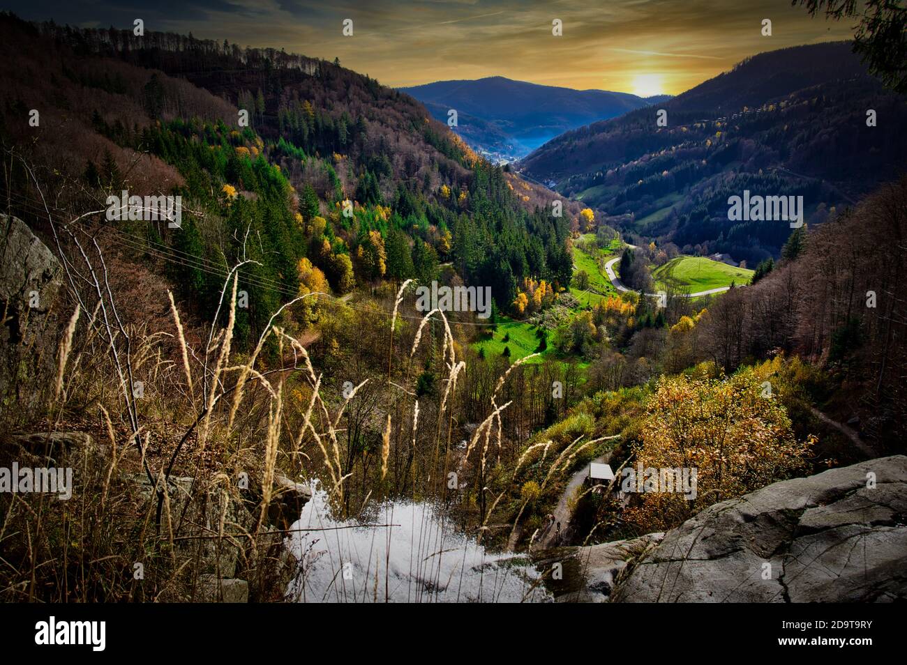 Todtnau Waterfall Black Forest Germany Stock Photo - Alamy