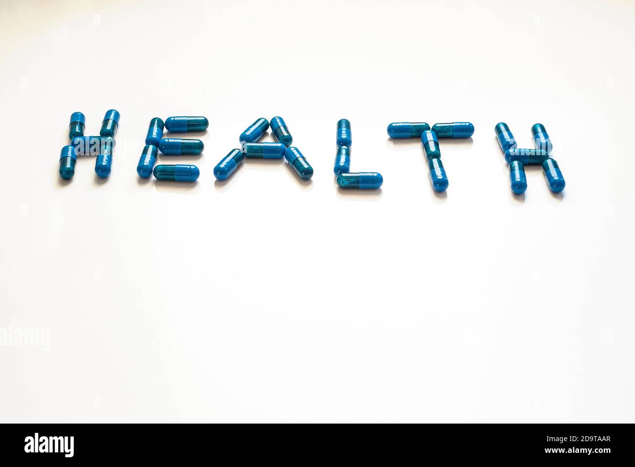 Blue background white lettering hi-res stock photography and images - Alamy