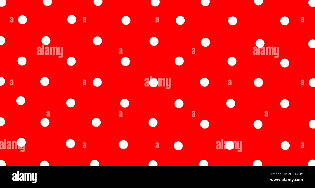 Red polka dot pattern hi-res stock photography and images - Alamy