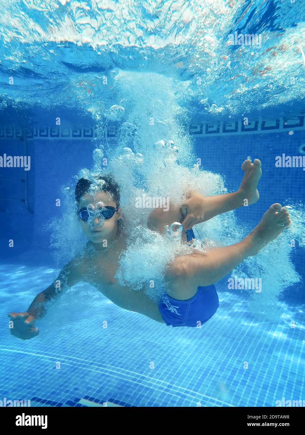 Children play water bubbles hi-res stock photography and images - Alamy