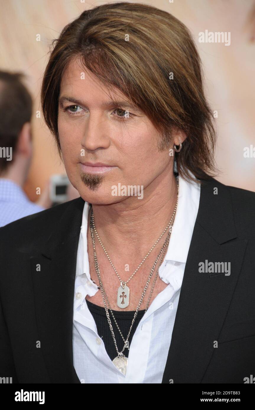 Billy Ray Cyrus at premiere of Hannah Montana The Movie at the El ...