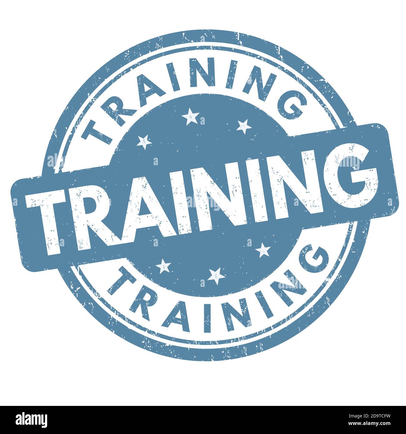 Training grunge rubber stamp on white background, vector illustration ...