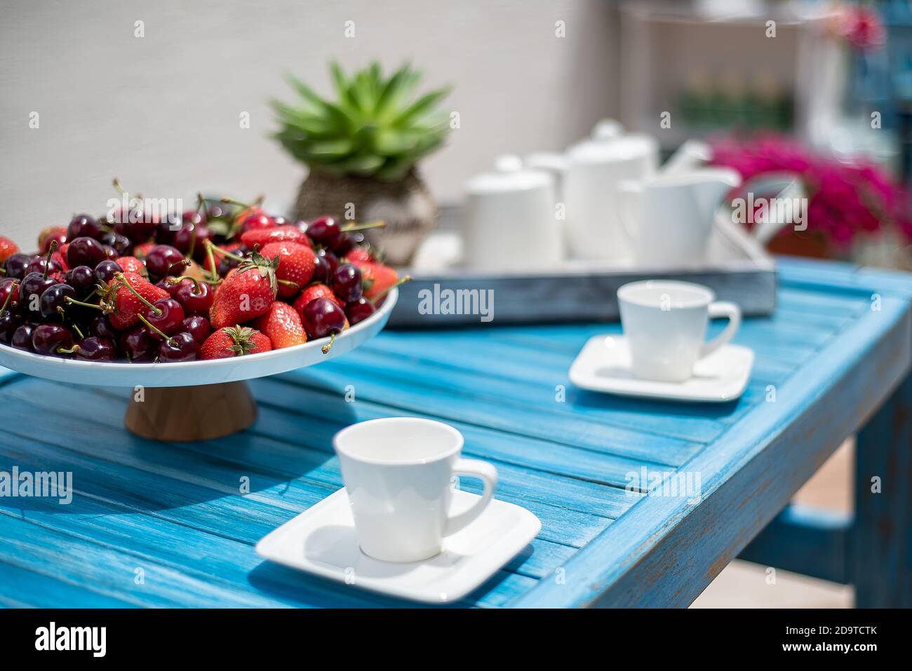 Luxury breakfast set hi-res stock photography and images - Alamy