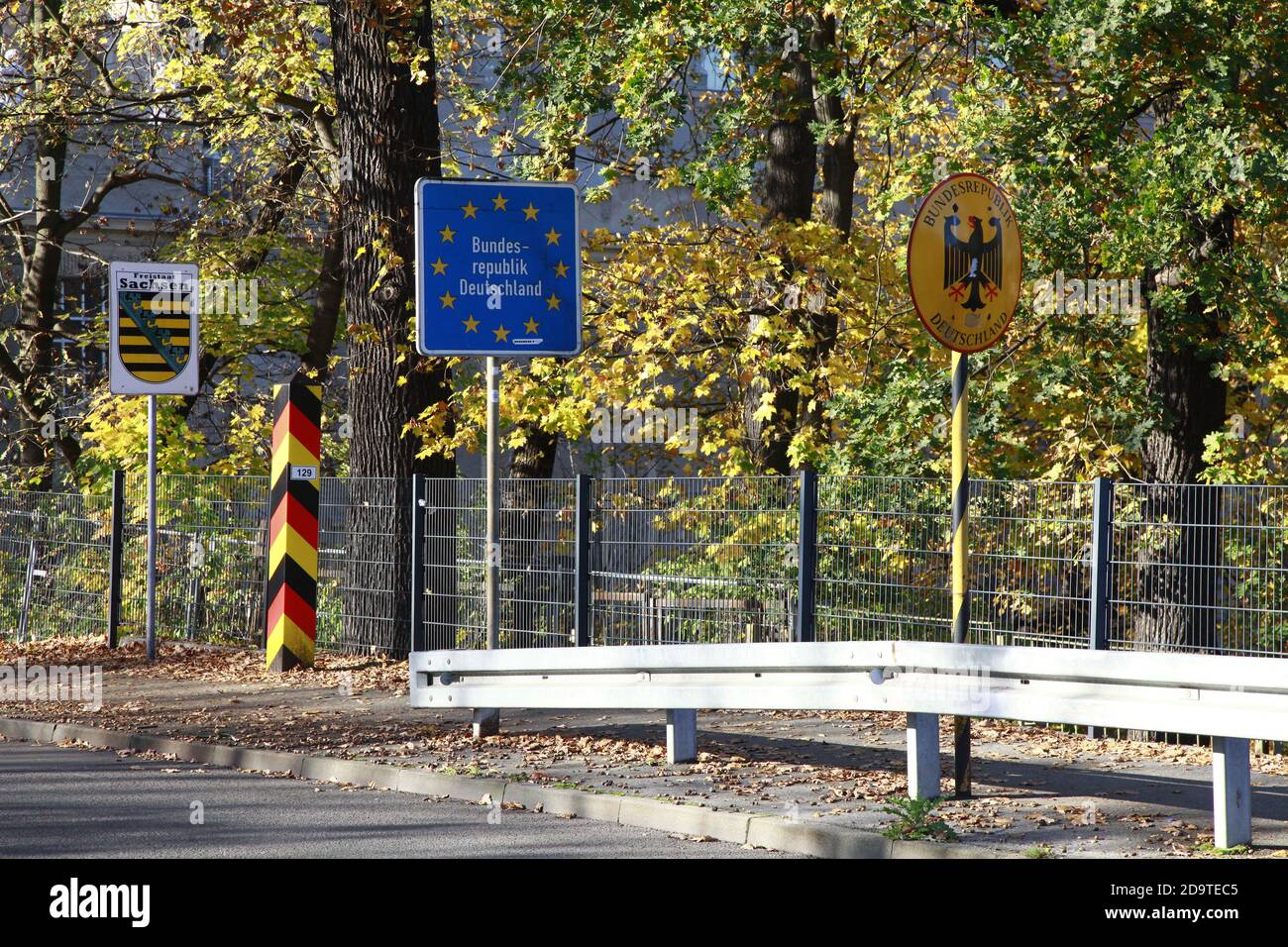 Grenzübergang Stadtbrücke Görlitz Zgorzelec Deutschland Polen border ...