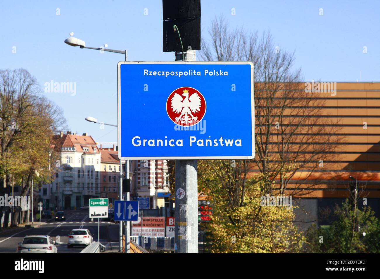 Grenzübergang Stadtbrücke Görlitz Zgorzelec Deutschland Polen border ...