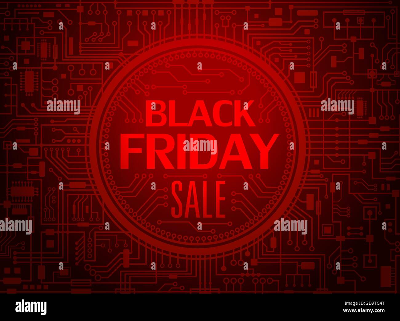 Black friday sale text red Stock Vector Images - Alamy