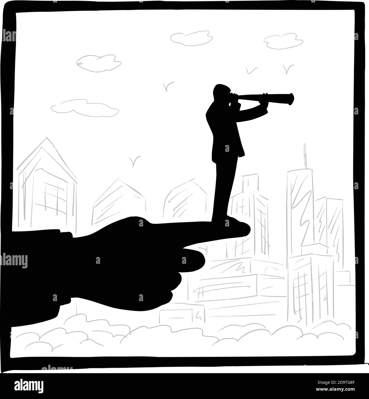 Big boss vector vectors hi-res stock photography and images - Alamy