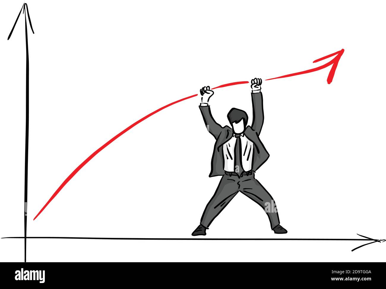 Hand raising black Stock Vector Images - Alamy