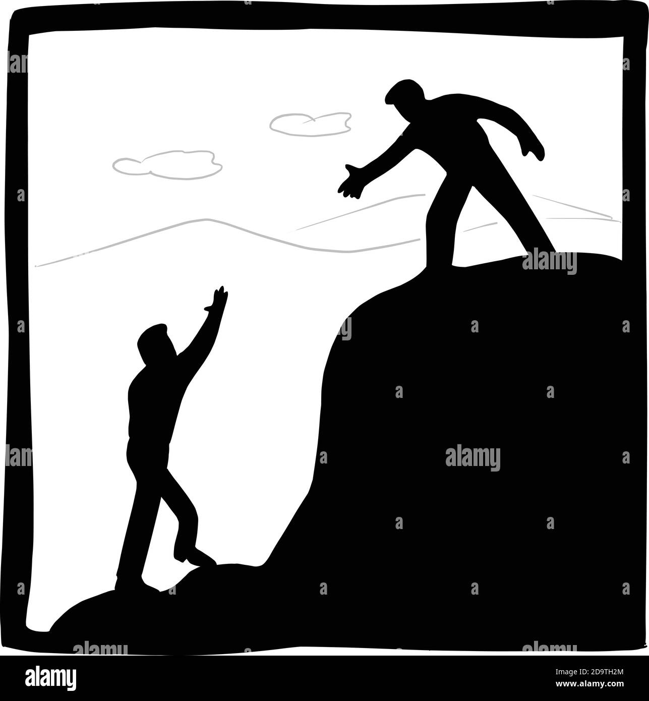 People Helping Each Other Up