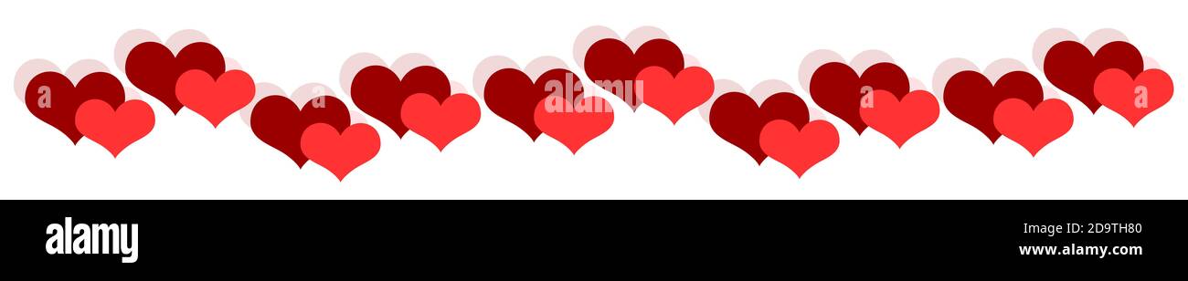heart beat on a red footer decoration background Stock Photo - Alamy