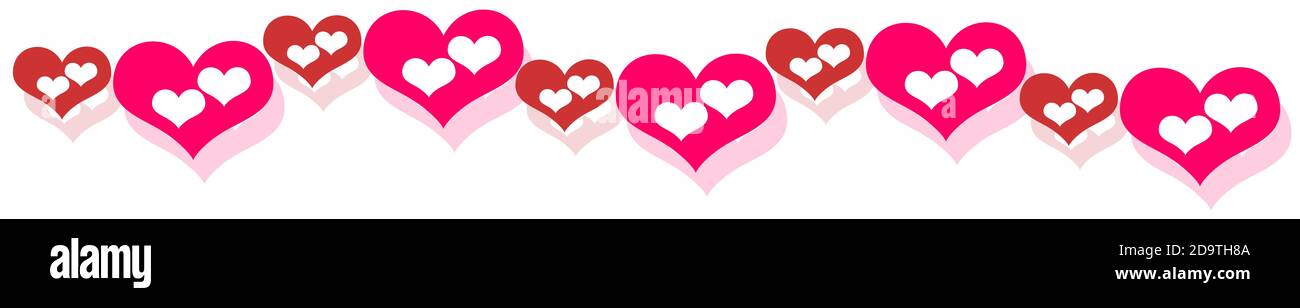 heart beat on a red footer decoration background Stock Photo - Alamy