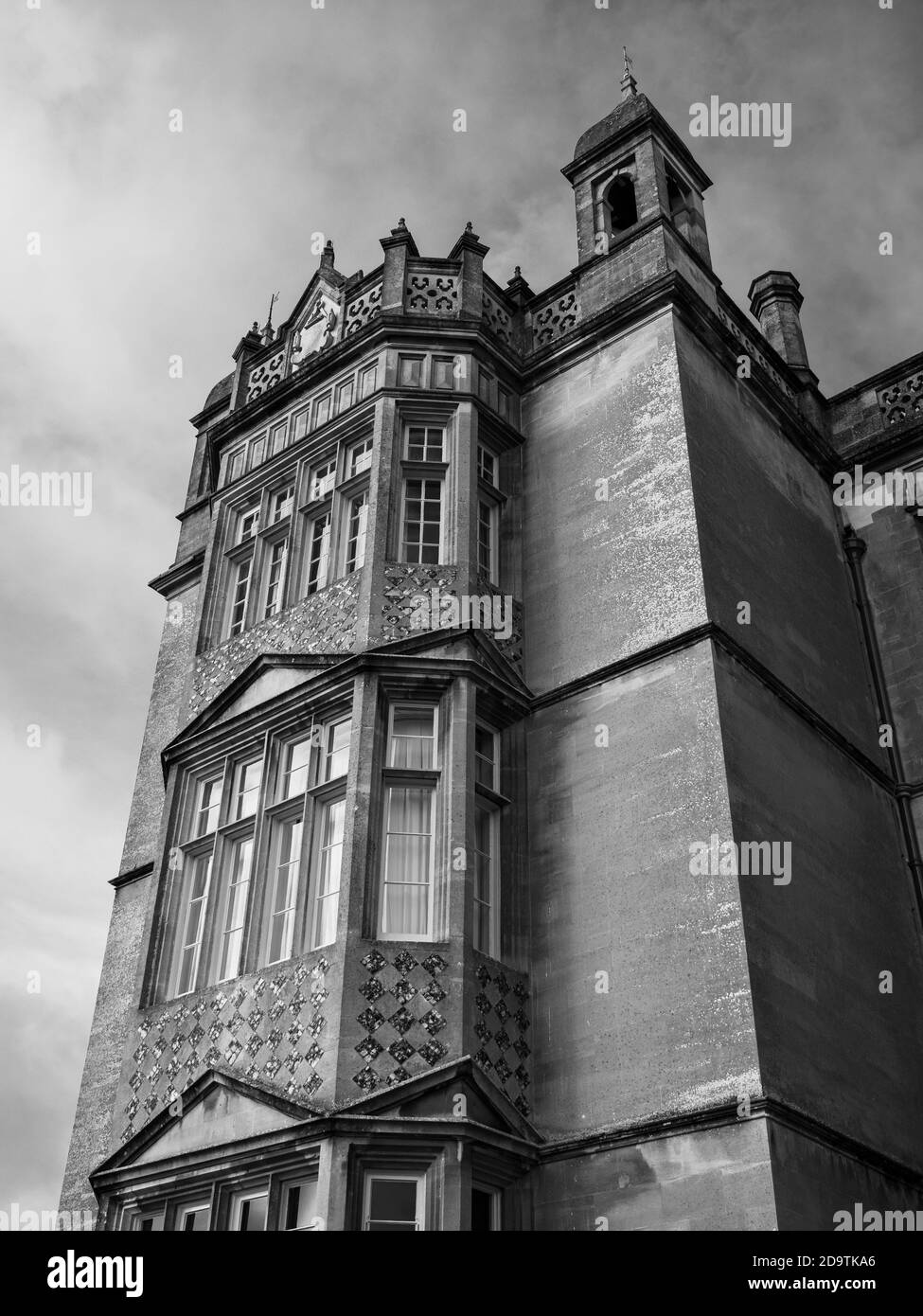 Black and White Landscape of Englefield House, Englefield Estate ...