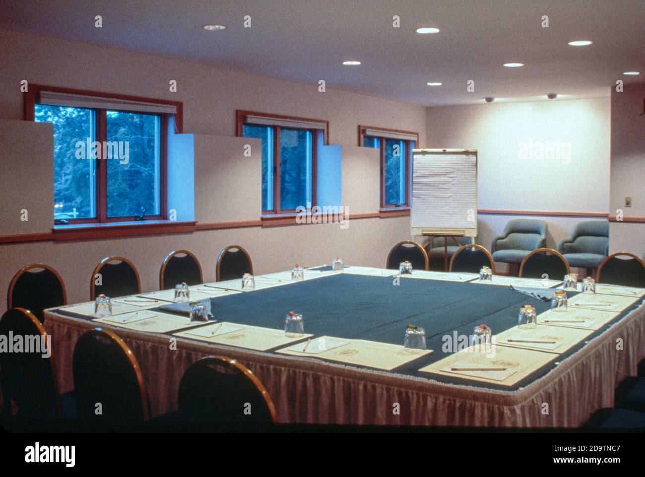 Conference room prepared for business meeting, USA Stock Photo - Alamy