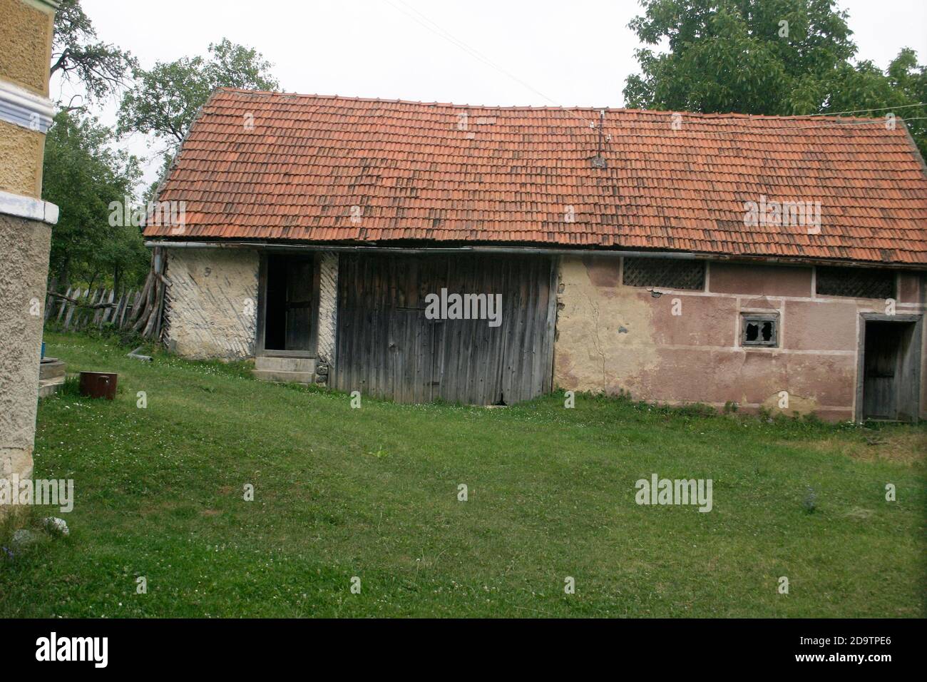Old barn in Hateg Country, Romania Stock Photo - Alamy