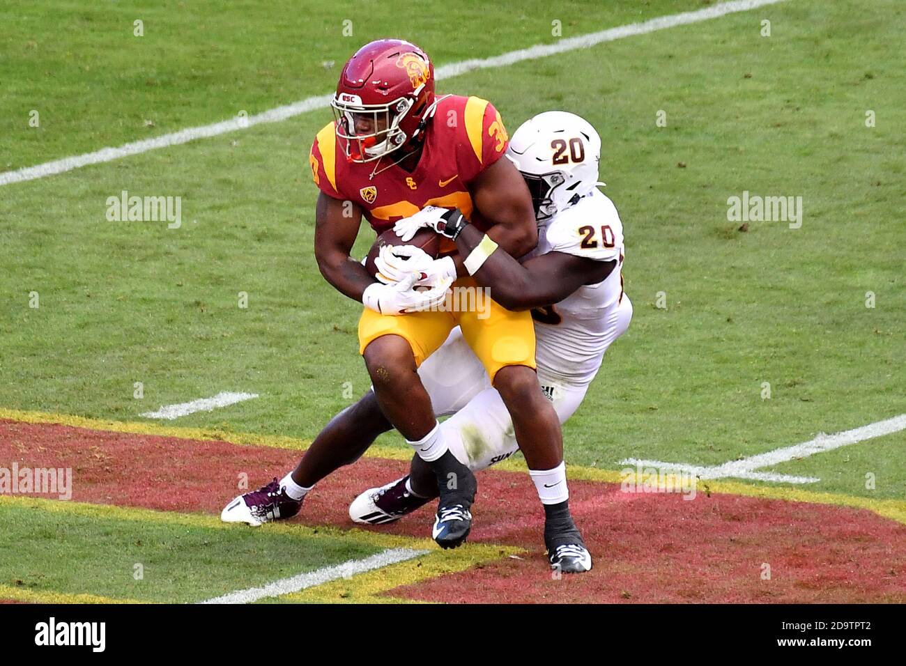 Los Angeles, CA. 7th Nov, 2020. USC Trojans running back Markese Stepp ...