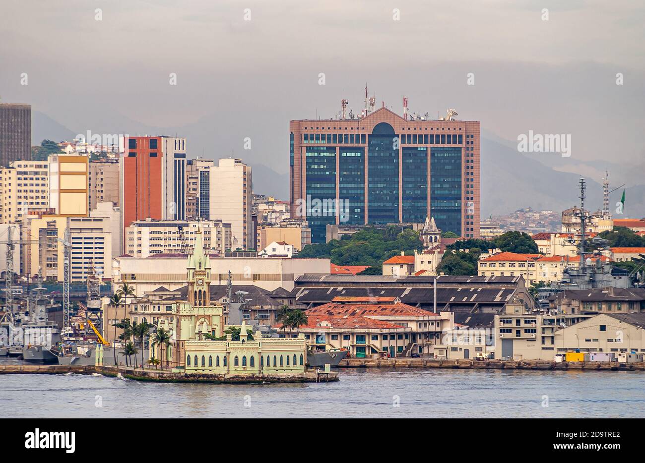 Rio de Janeiro, Brazil - December 22, 2008: Greenish palace and museum ...