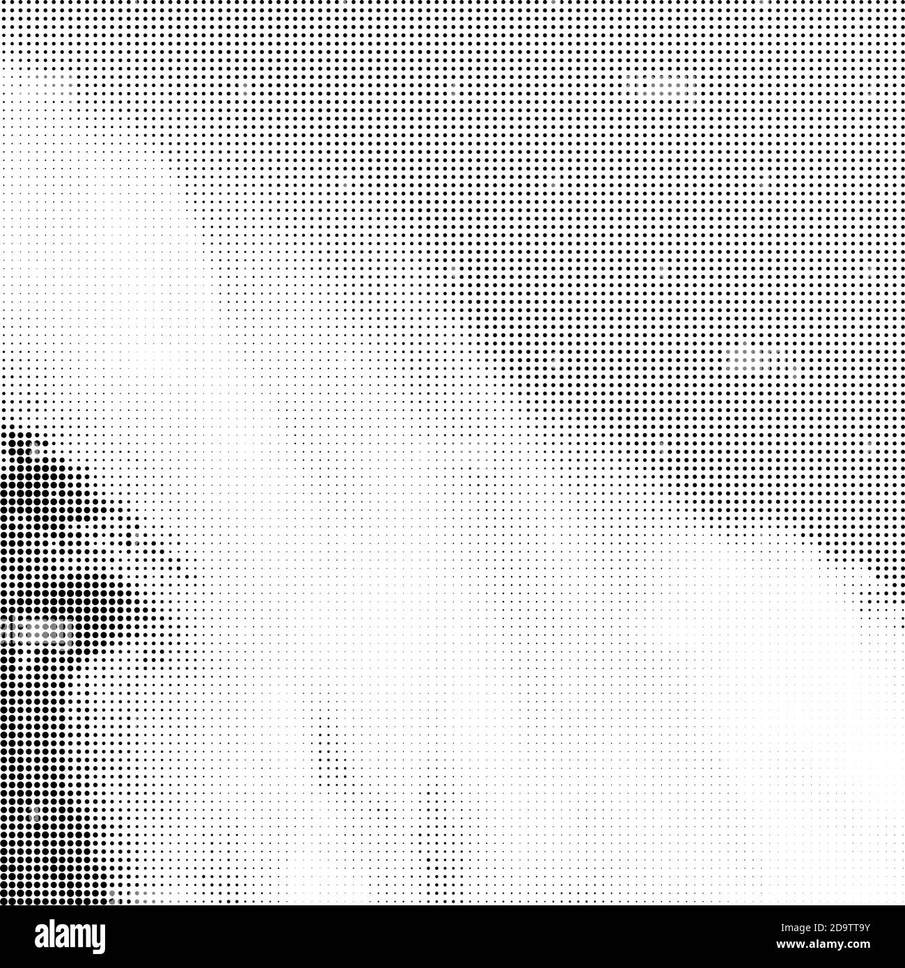 Halftone Pattern. Set of Dots. Dotted Texture. Distress Linear Design ...