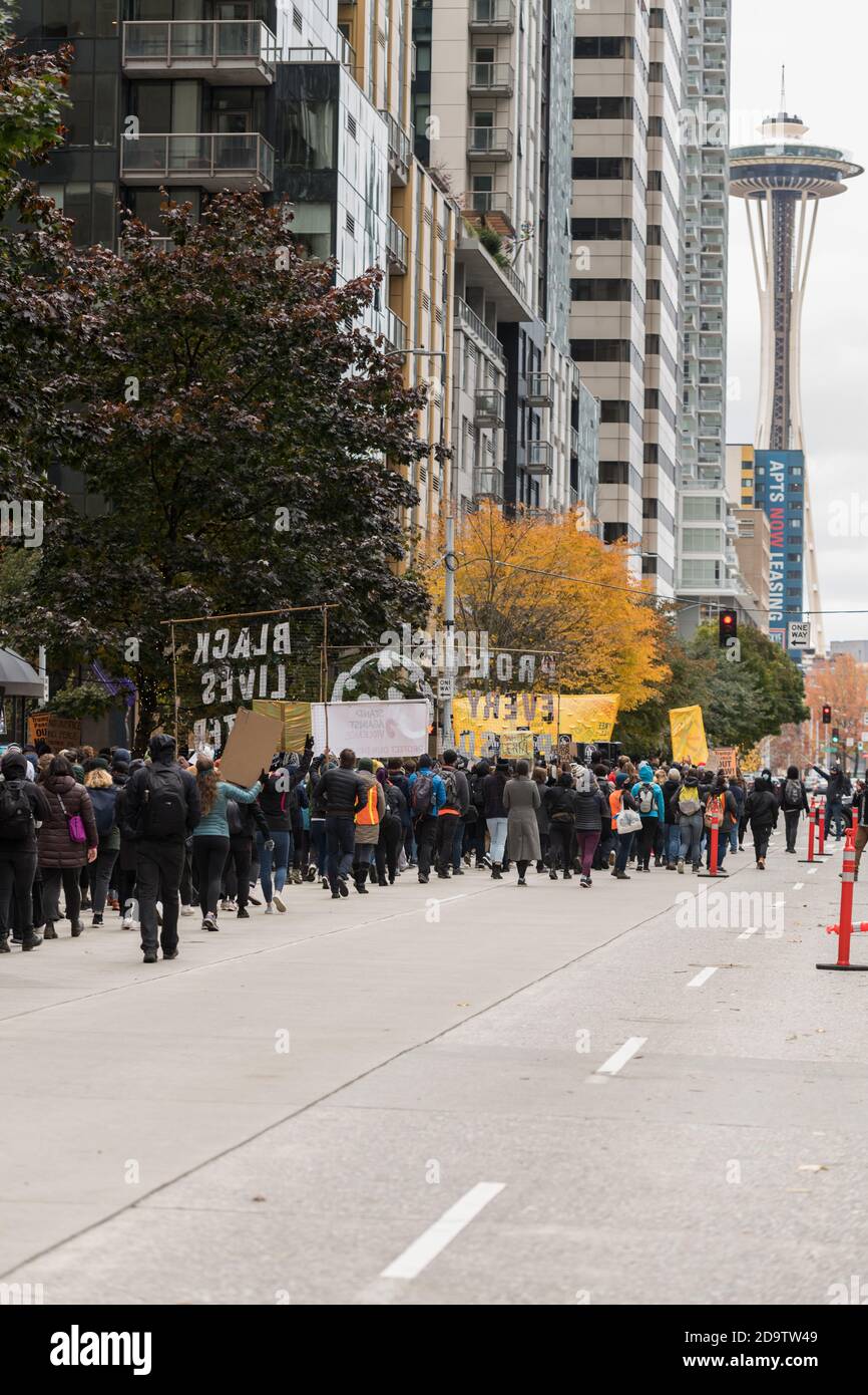 Seattle, USA. 7th Nov, 2020. The Our Work Continues: Protect Every ...