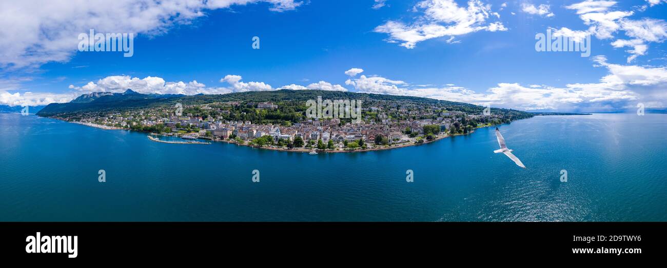 évian les bains border hi-res stock photography and images - Alamy