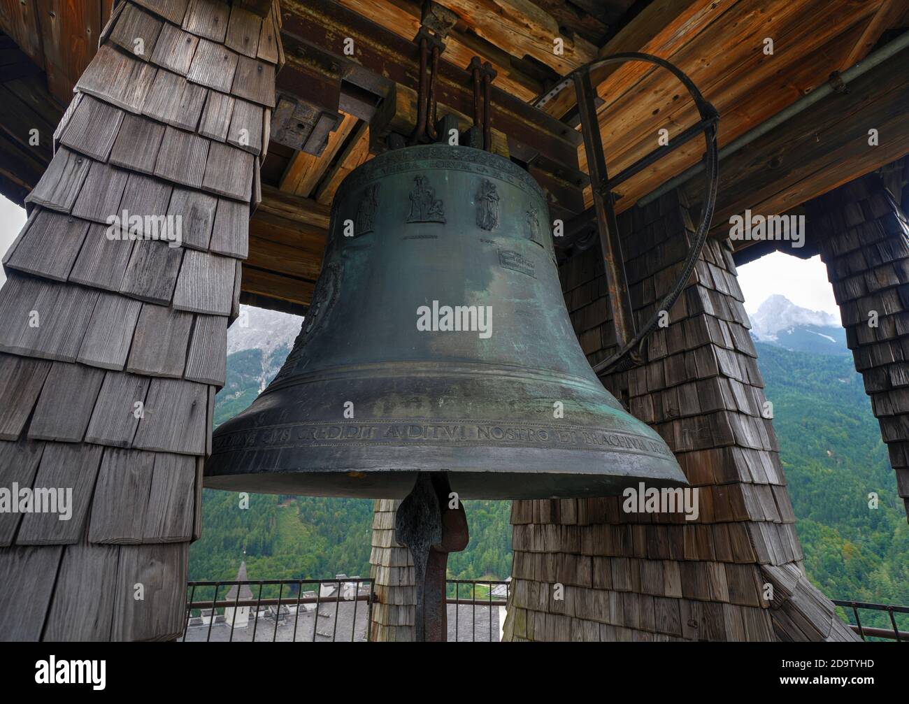 Tower Bell at Hohenwerfen Castle, Werfen, Austria Stock Photo - Alamy
