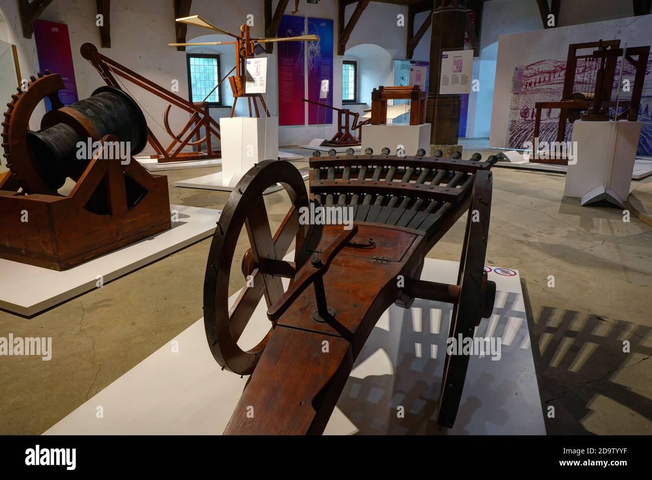 Machine Gun by Leonardo Da Vinci at Special Exhibition at in ...