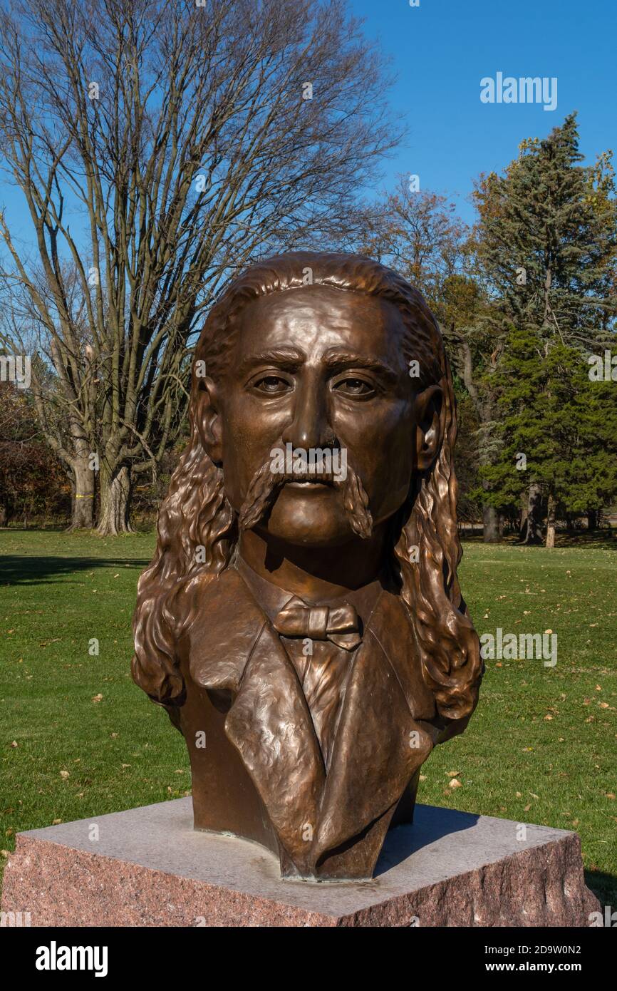 Troy Grove, Illinois / United States - November 4th, 2020: Bust of Wild ...