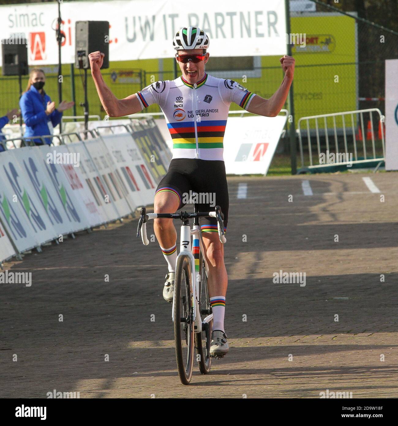 ROSMALEN, NETHERLANDS - NOVEMBER 07: Ryan Kamp U23 world champion takes ...