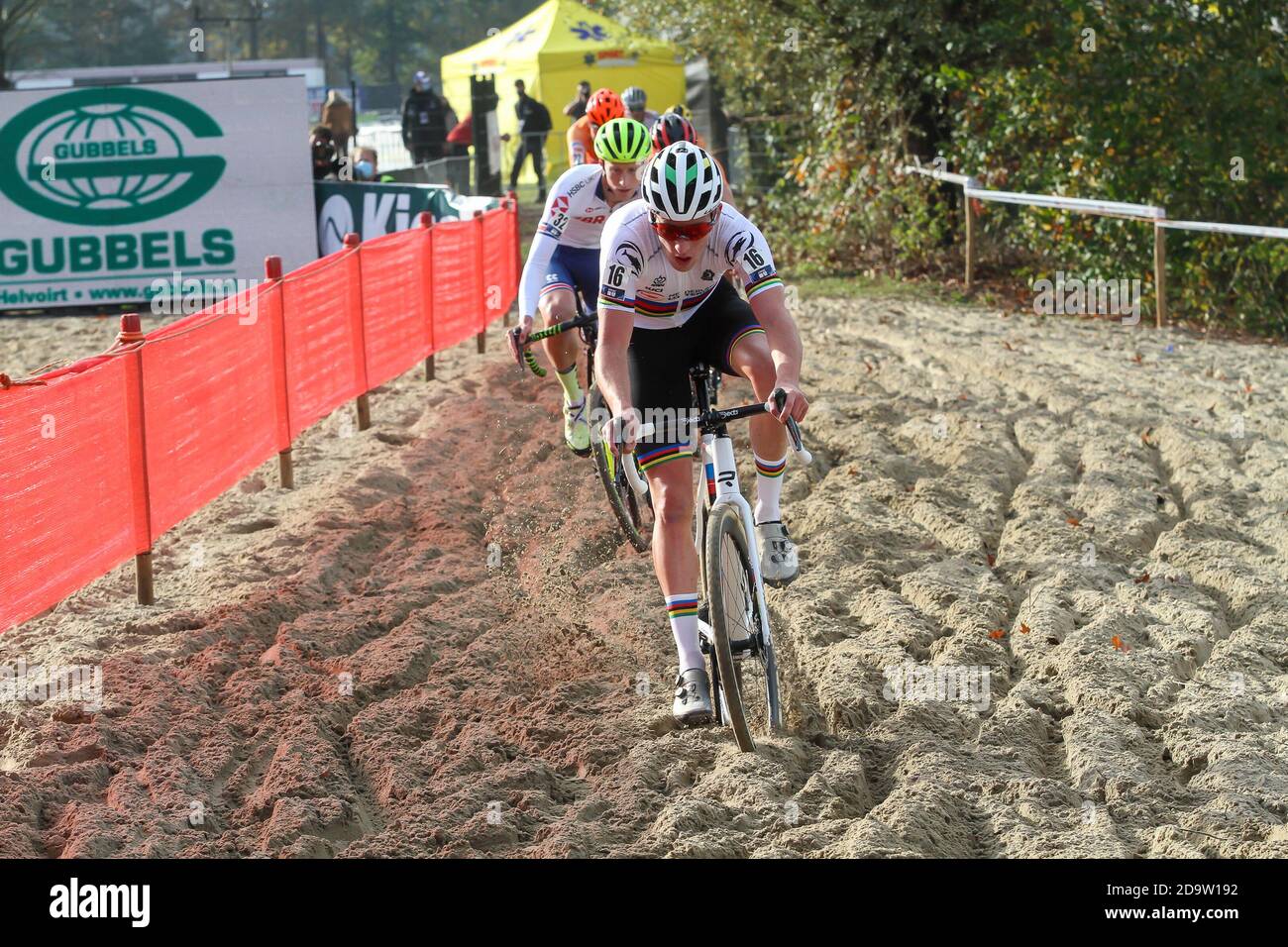 ROSMALEN, NETHERLANDS - NOVEMBER 07: Ryan Kamp U23 world champion takes ...
