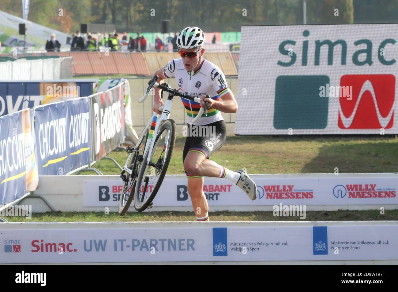 ROSMALEN, NETHERLANDS - NOVEMBER 07: Ryan Kamp U23 world champion takes ...