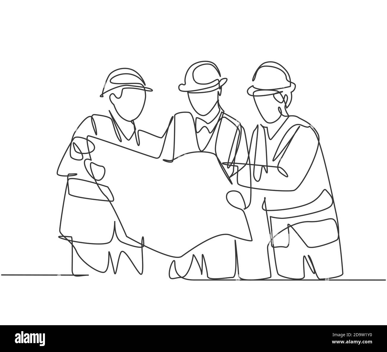 Construction Line Art