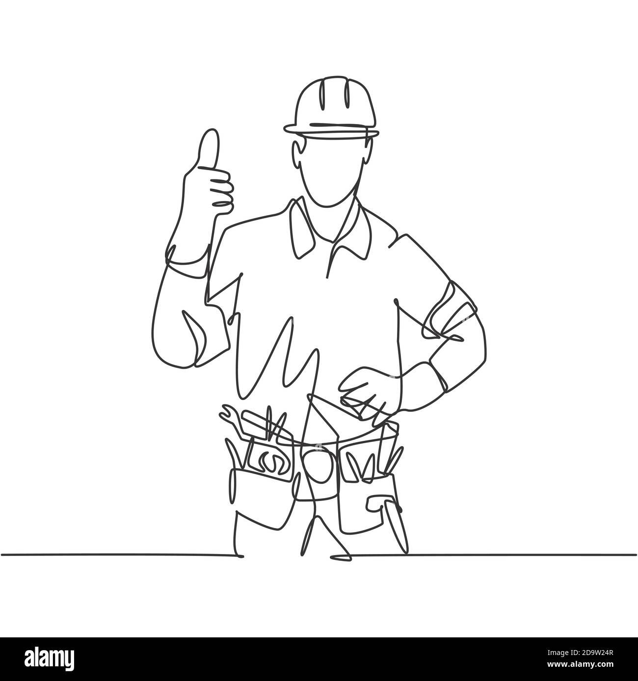 Gives thumbs up Stock Vector Images - Alamy