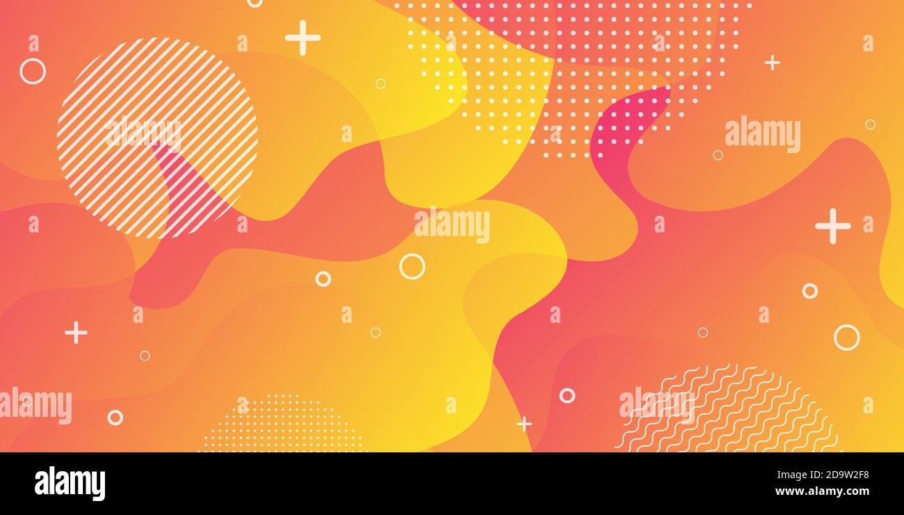 Colorful background With proportions and components in a fluid, wavy ...