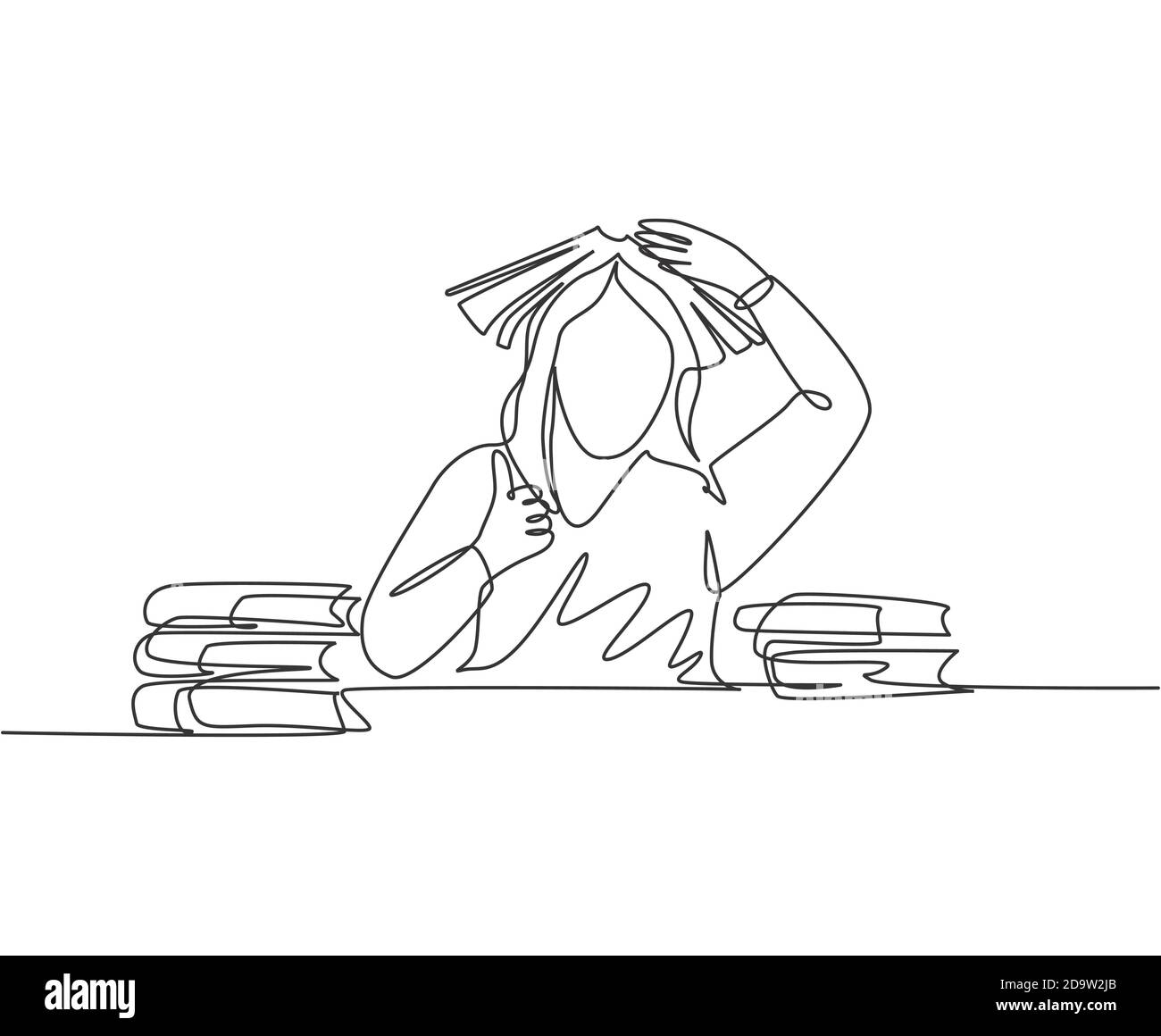 Student Line Drawing