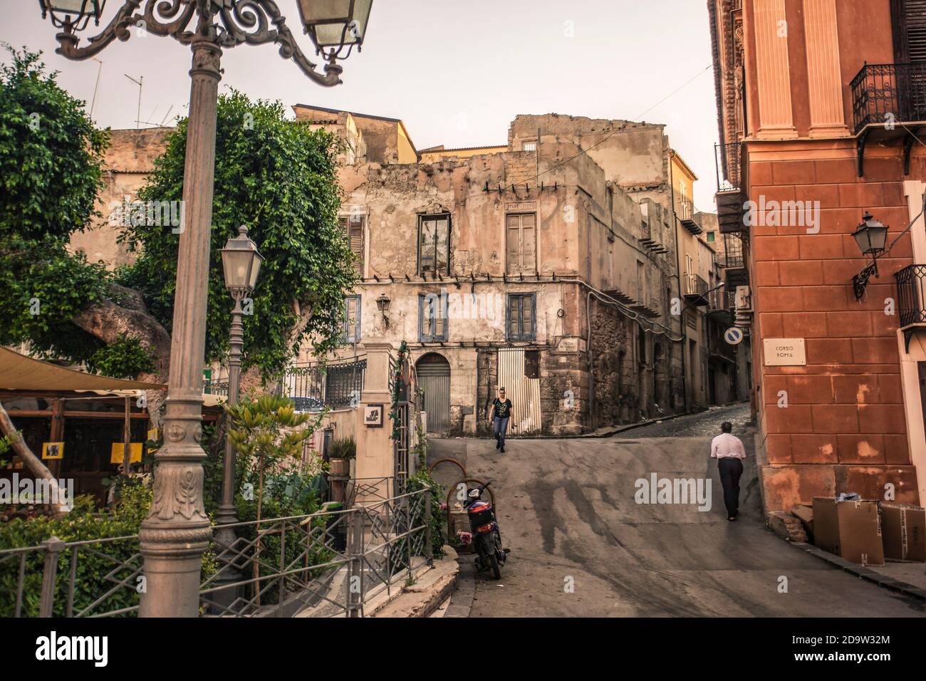 Characteristic buildings of Sicilian architecture in the town of Licata ... Characteristic buildings of Sicilian architecture in the town of Licata ...
