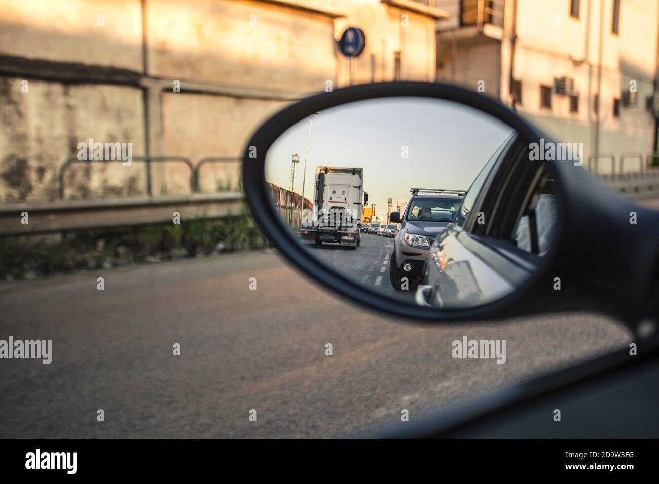 Traffic mirror at curve hi-res stock photography and images - Alamy