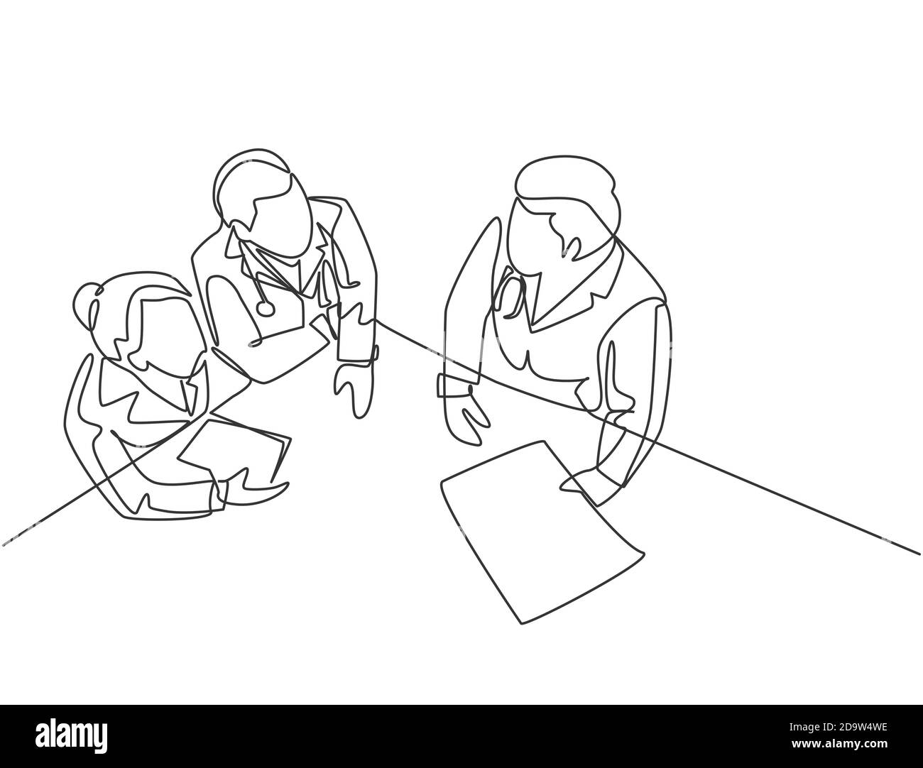 Diagnostic cooperation Stock Vector Images - Alamy