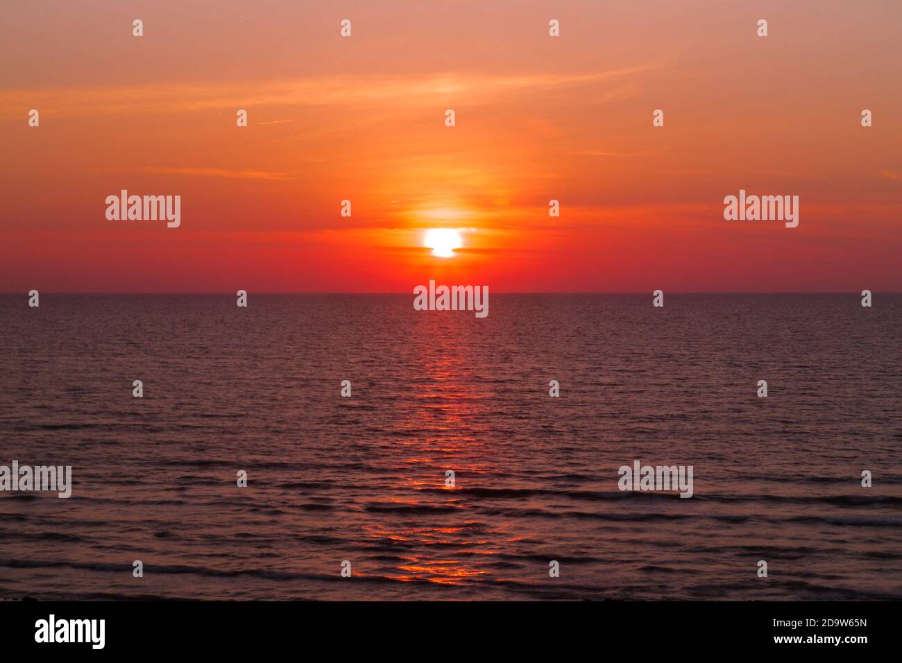 Beautiful sunset at Pantai Tuson, Miri, Sarawak Stock Photo - Alamy