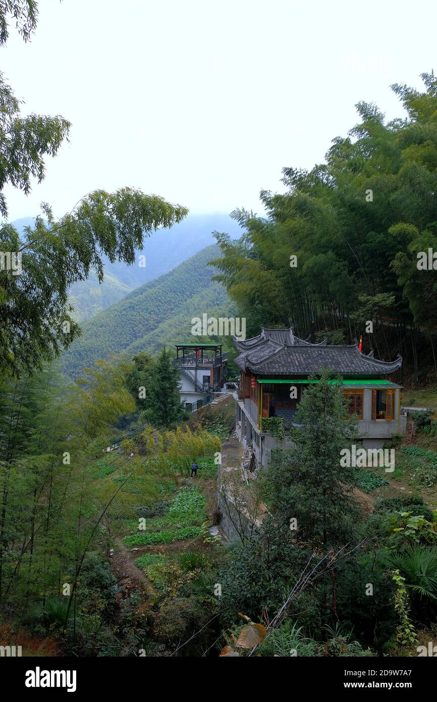 Rustic farm scene at Mukeng Village, nested in the hills of the Mukeng ...