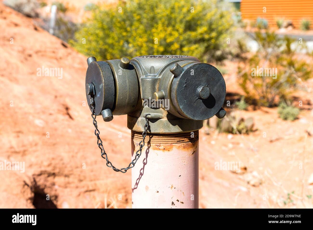 Standpipe hydrant system in desert, Nevada-USA Stock Photo - Alamy