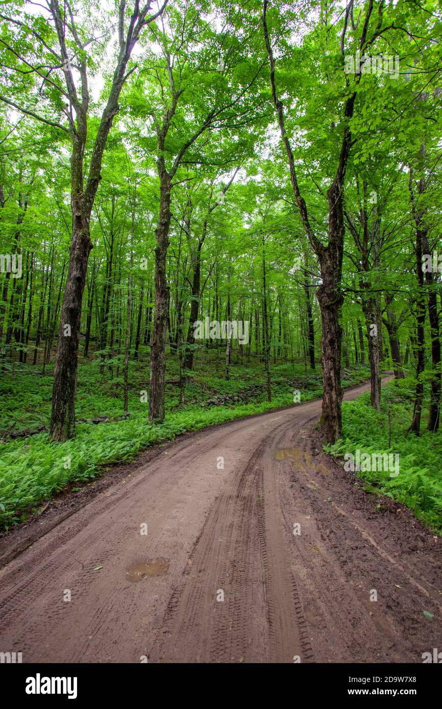 Road through town hi-res stock photography and images - Alamy
