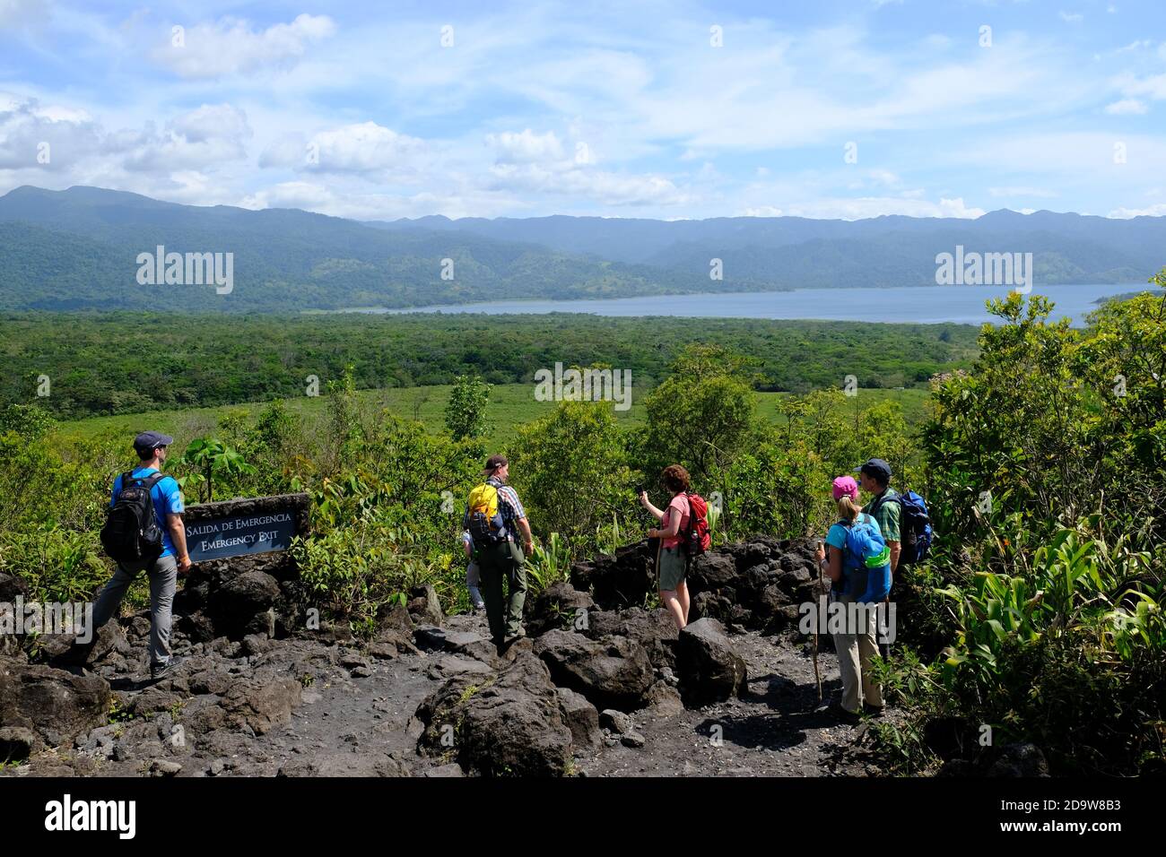 Costa Rica Arenal Volcano National Park - Hiking Lava Trails in Arenal ...