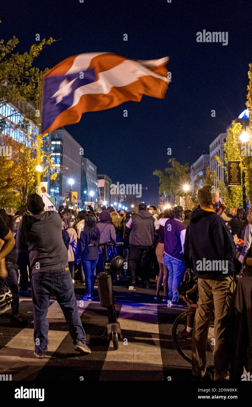 November 07, 2020, Washington, DC -- Celebrations continued in ...