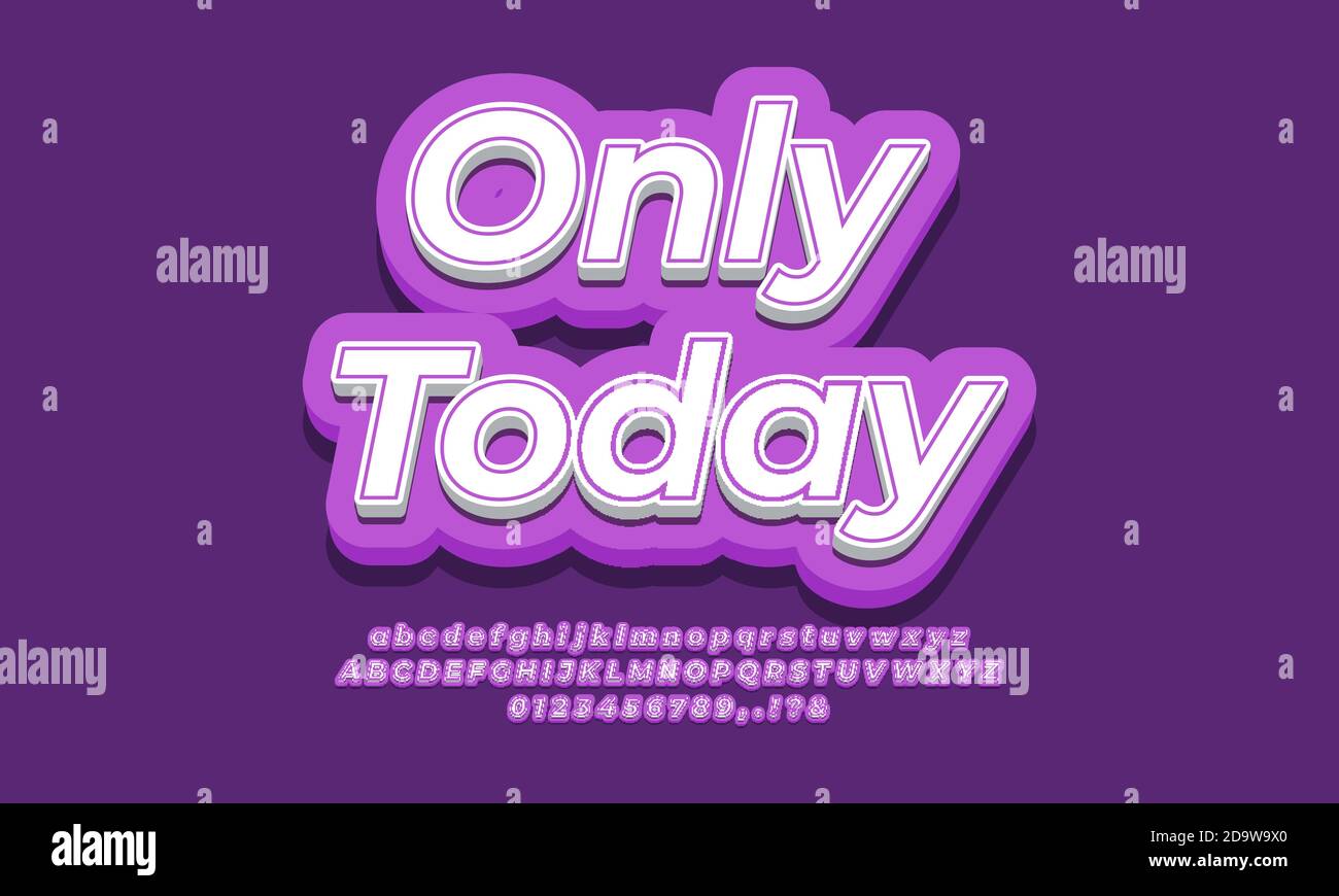 Only today badge Stock Vector Images - Alamy