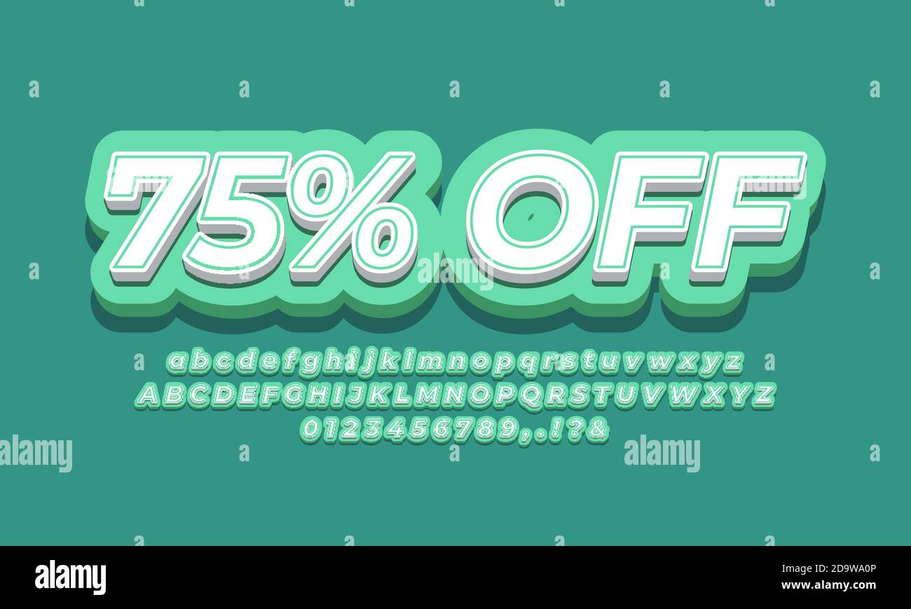 75 percentage off Stock Vector Images - Alamy