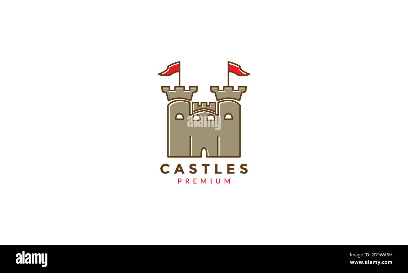 Abstract vintage castle logo Stock Vector Images - Alamy