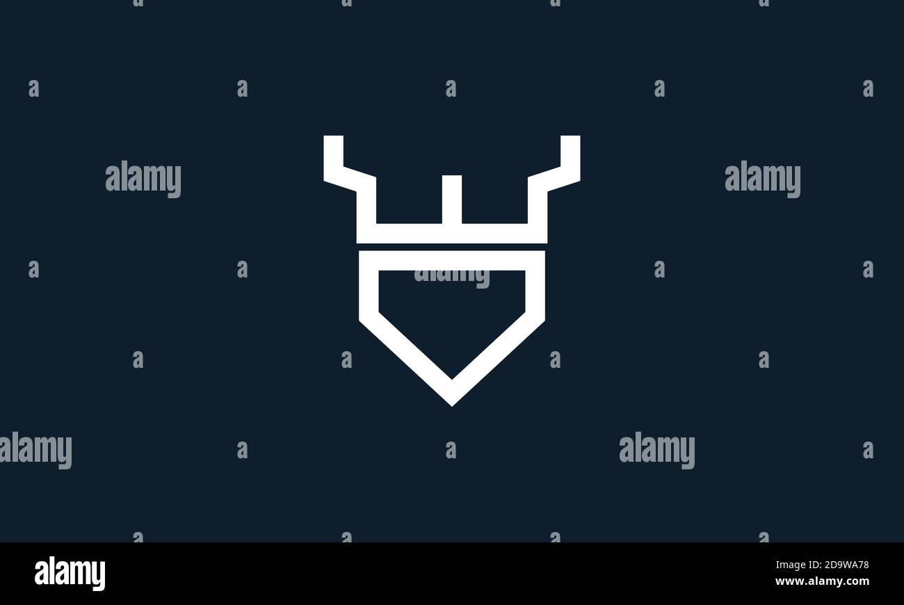 castle guard shield vintage logo vector icon illustration Stock Vector ...