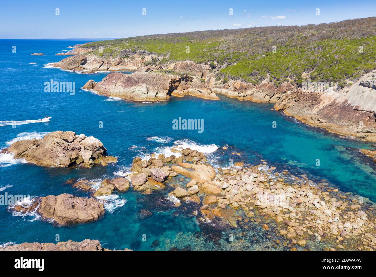 Kianinny Bay is a boat launching bay south of Tathra on the NSW ...