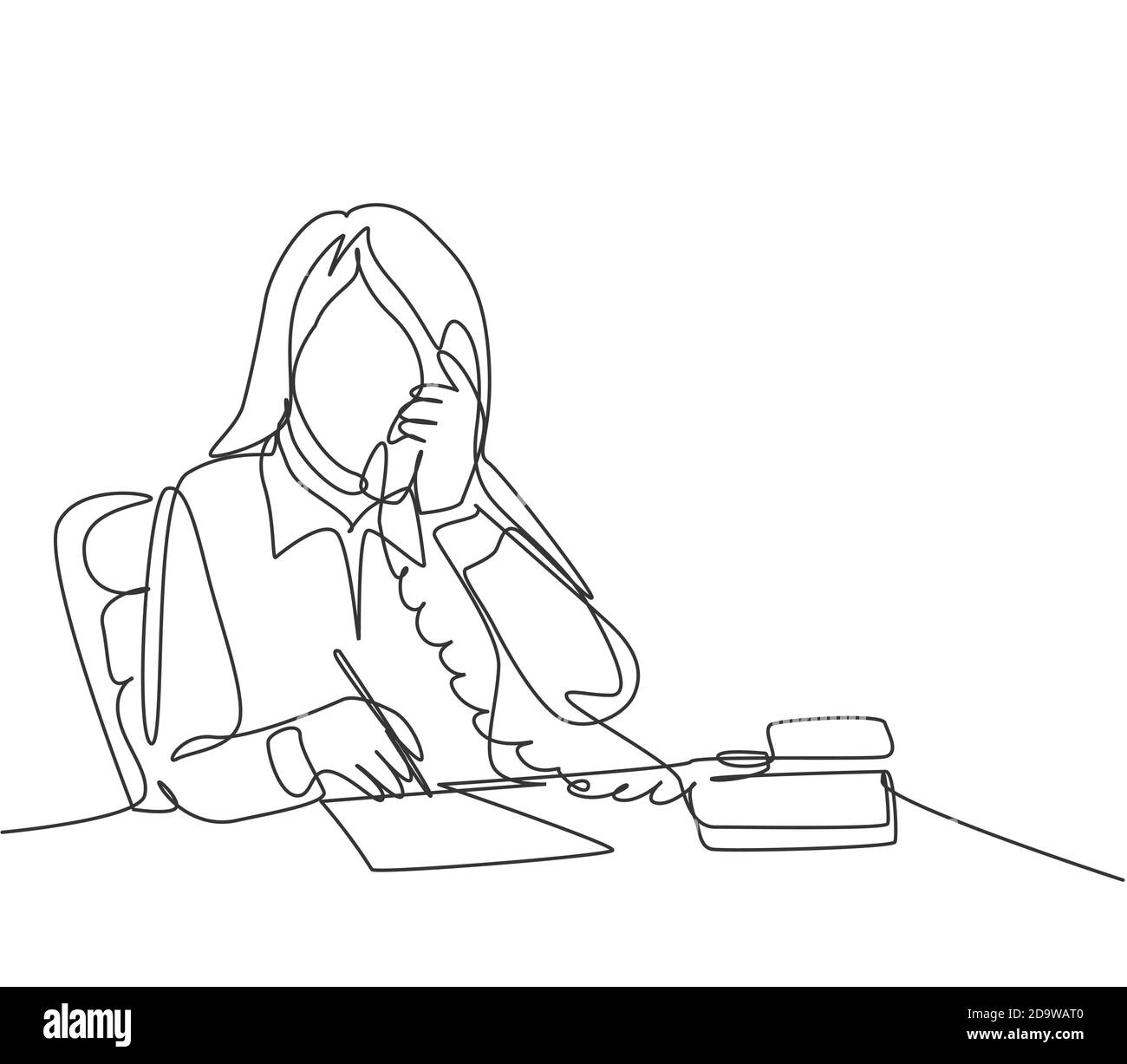 Office old and young worker phone Stock Vector Images - Alamy